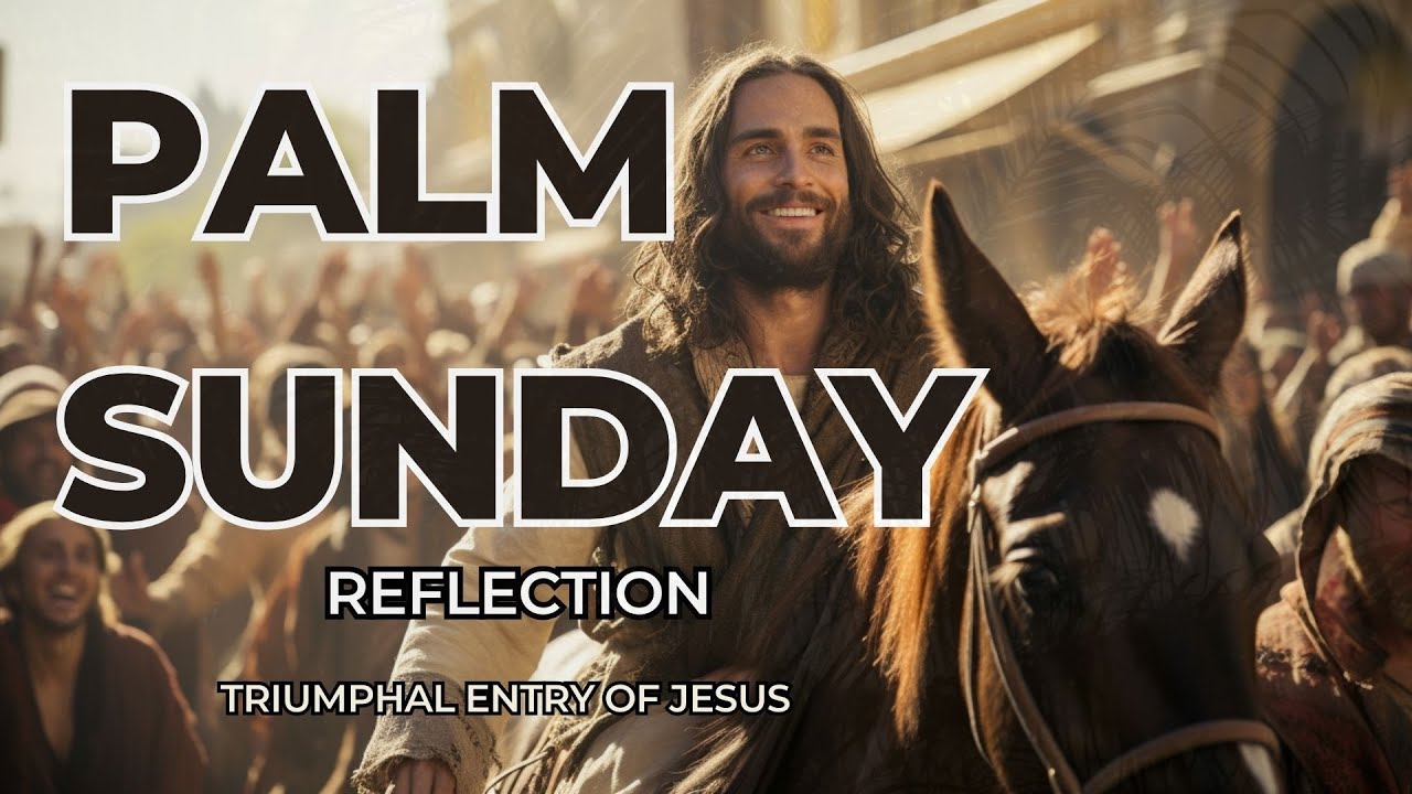 Palm Sunday Reflection |Triumphal Entry of Jesus| AI Generated # ...