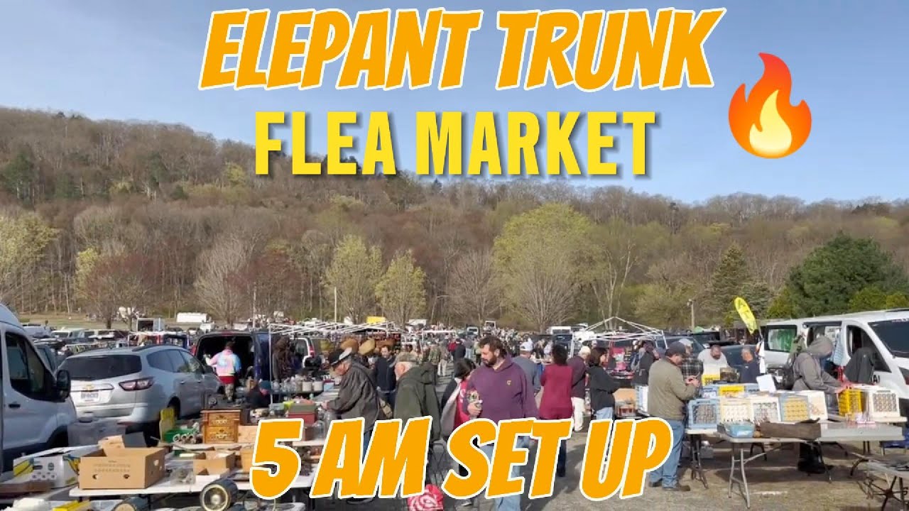 Elephant Trunk Flea Market Setup – Behind the Scenes 2025 - YouTube