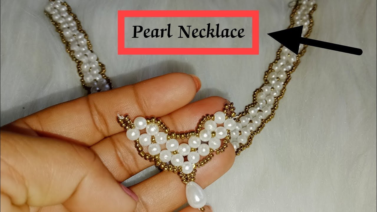 New beautiful and easy neckless designs handmade beaded 💗 - YouTube