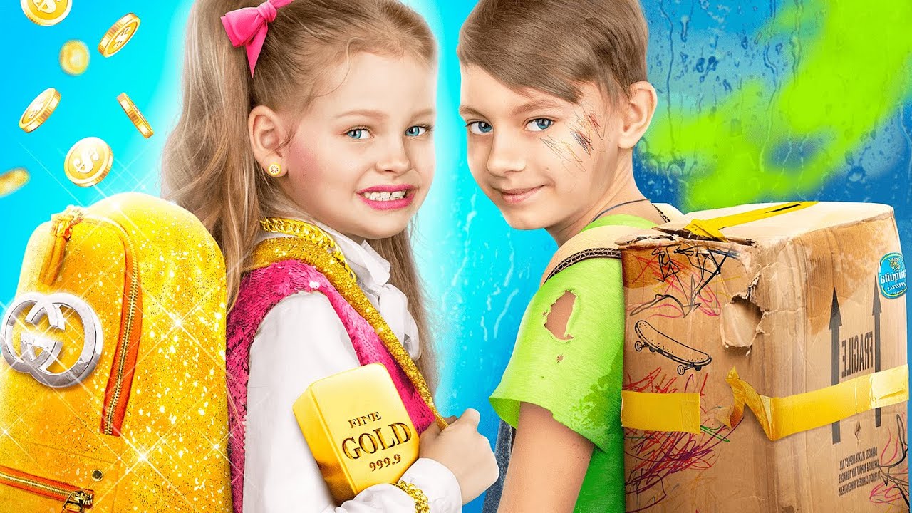 Giga Broke Kid vs Giga Rich Kid - YouTube