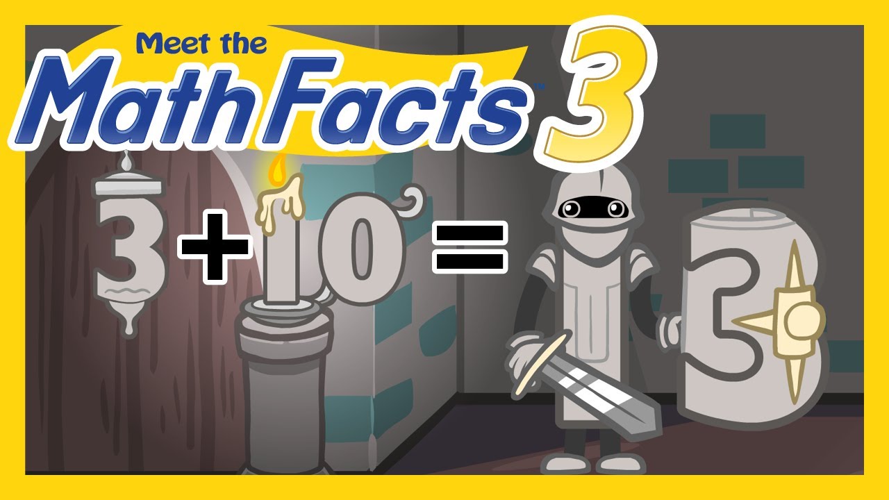 Meet the Math Facts Addition & Subtraction - 3+10=13 - YouTube