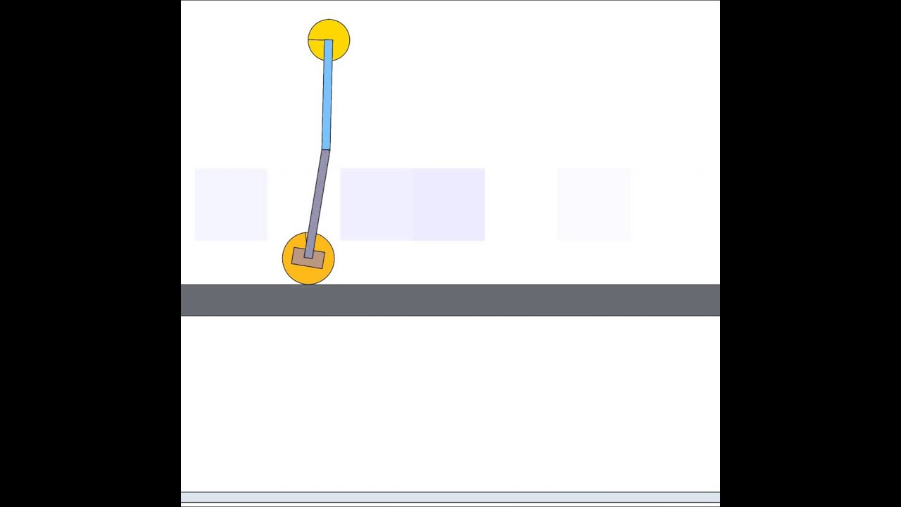 double pendulum balancing (ESP) - YouTube