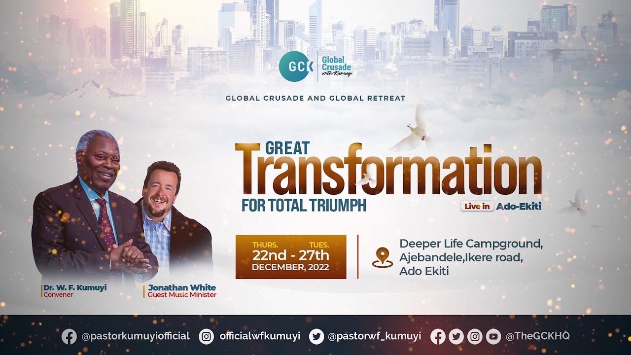 Day 4 || Morning Session 1 || Great Transformation || GCK - YouTube