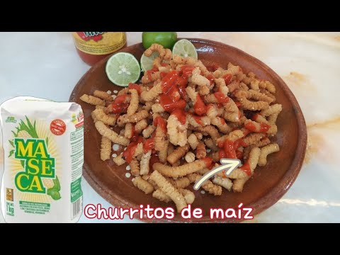 CHURRITOS de MAÍZ caseros|| Súper fáciles - YouTube