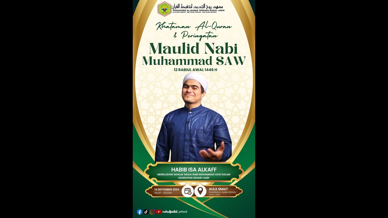 Live Streaming | Maulid Nabi Muhammad SAW Bersama Habib Isa Al Kaff ...
