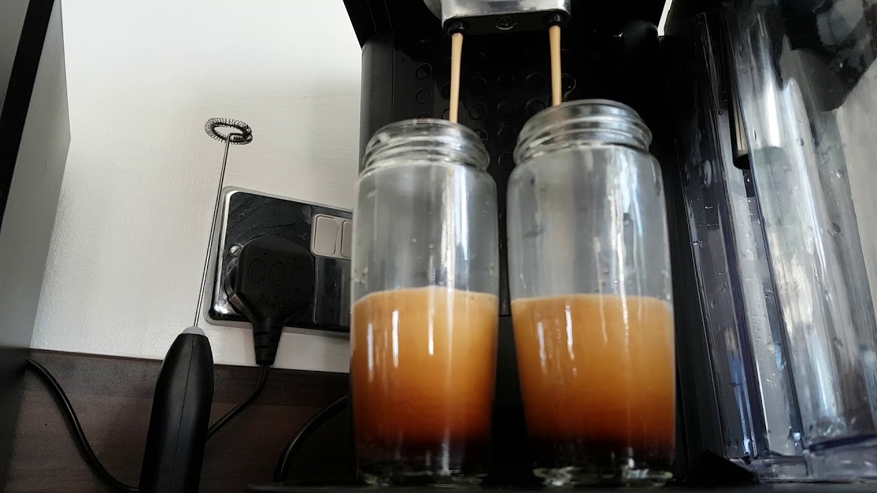 Pulling an expresso shot with the new for 2017 silvercrest expresso ...