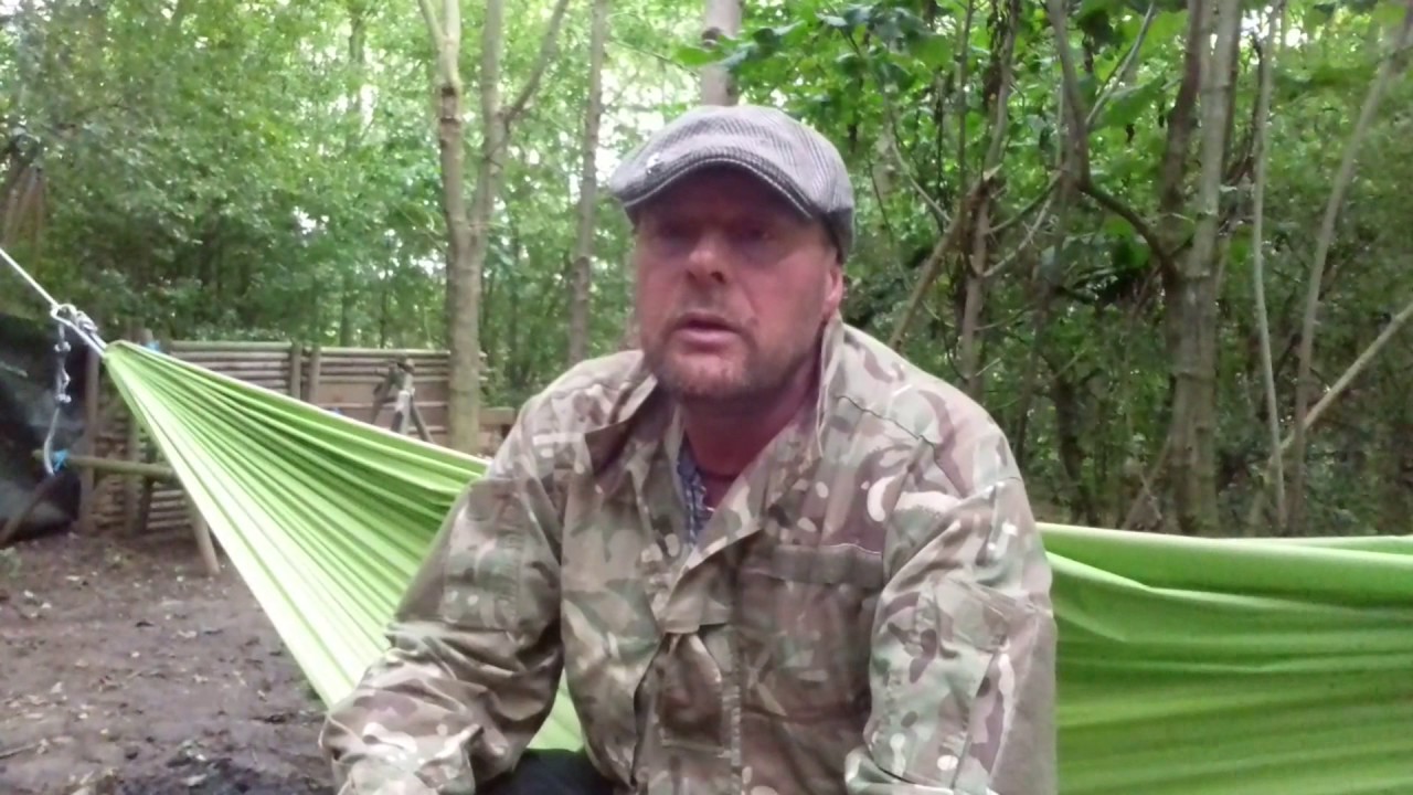 Aldi Adventure ridge hammock ..solo camp ..11/8/17 - YouTube