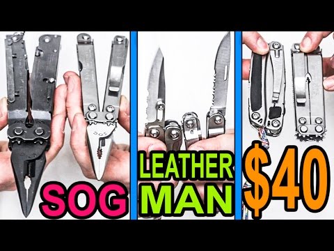 Best cheap Multitool comparison! ($40) SOG POCKET Powerplier S44 review ...
