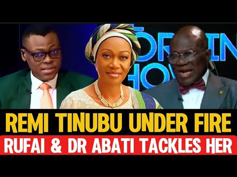 🔥🔥Rufai & Dr Abati Tackles Remi Tinubu For Saying Tinubu Is Not The Cause Of Hardship In Nigeria ...