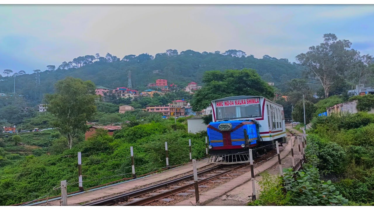 Kalka Shimla: AC Rail Motor car unveiled - YouTube
