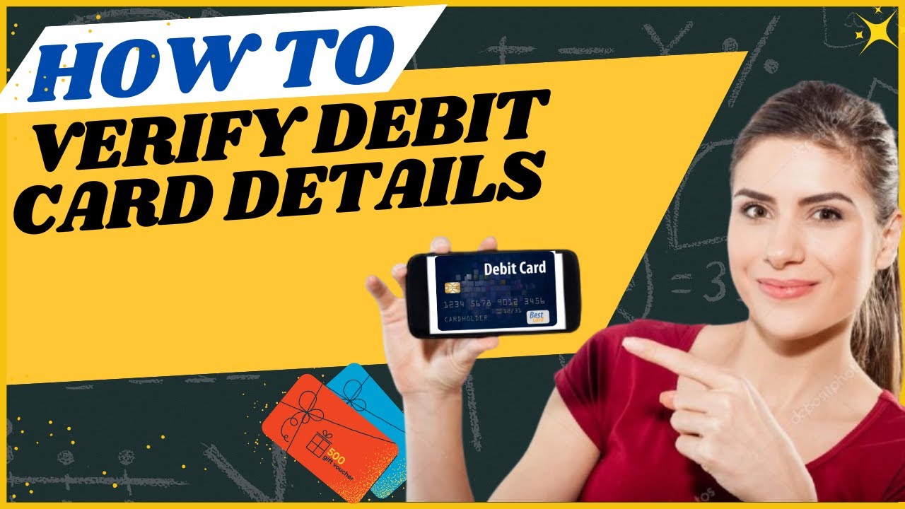 How to verify Debit card details I DOUBLE Z - YouTube
