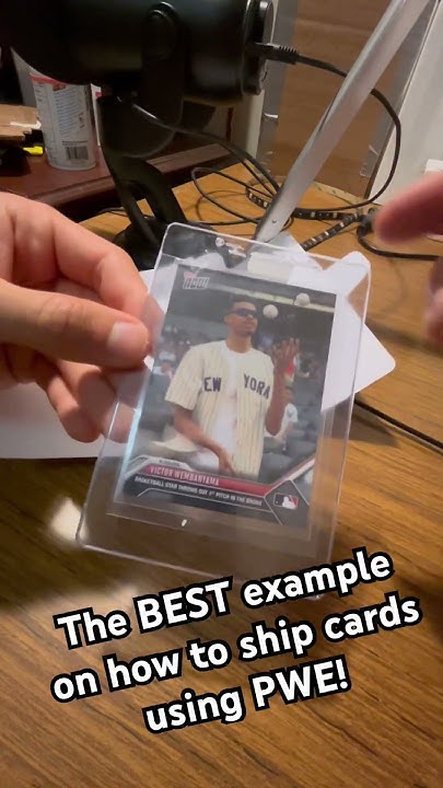 The BEST example on how to ship Sports Cards using PWE #baseballcards #sportscards #basketball ...