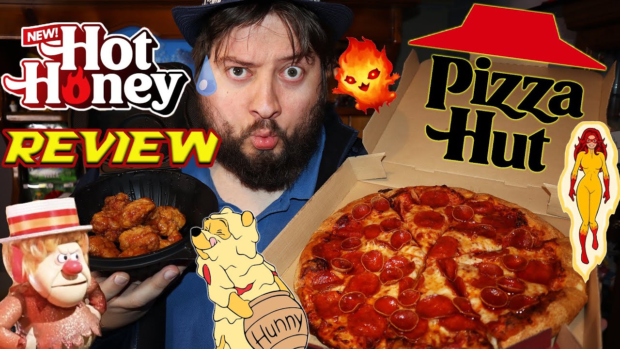 Pizza Hut's NEW Hot Honey Pepperoni Pizza and Wings Review! (Gnarly ...