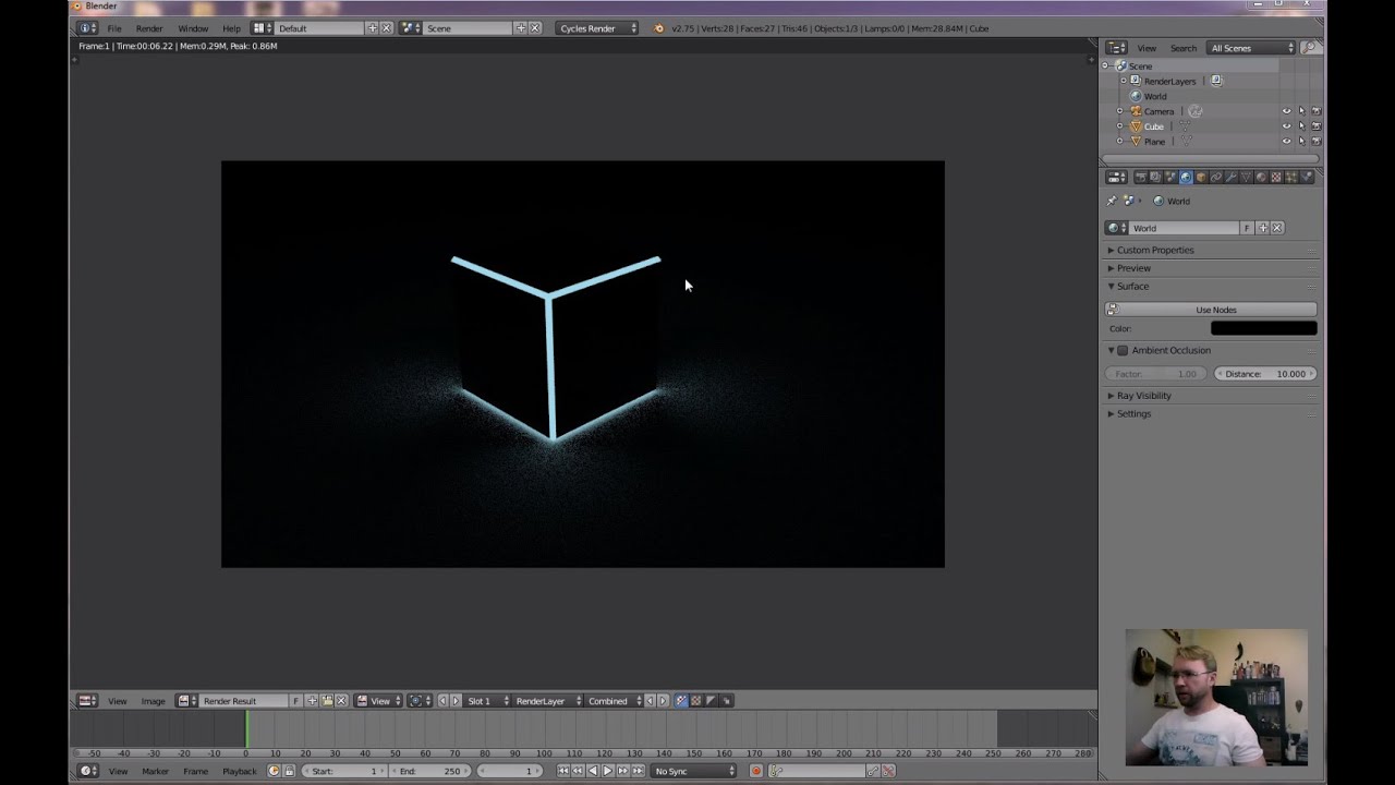 Tron Effect - Blender tutorial - YouTube