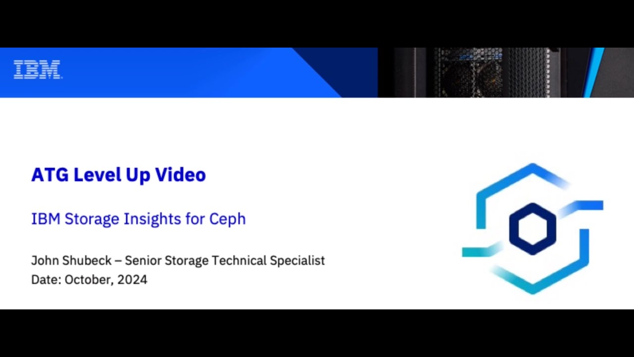 IBM Storage Insights : Integration with IBM Storage Ceph - YouTube