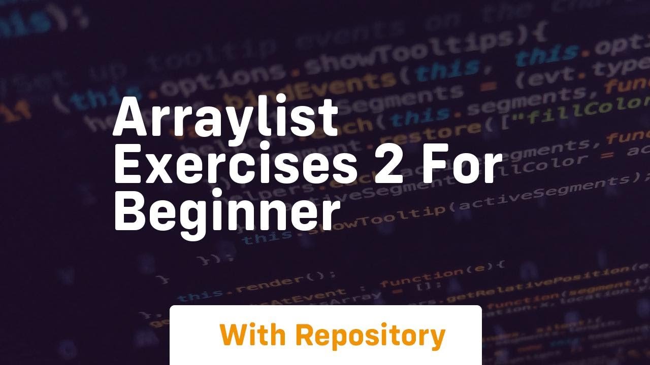 Arraylist exercises 2 for beginner - YouTube
