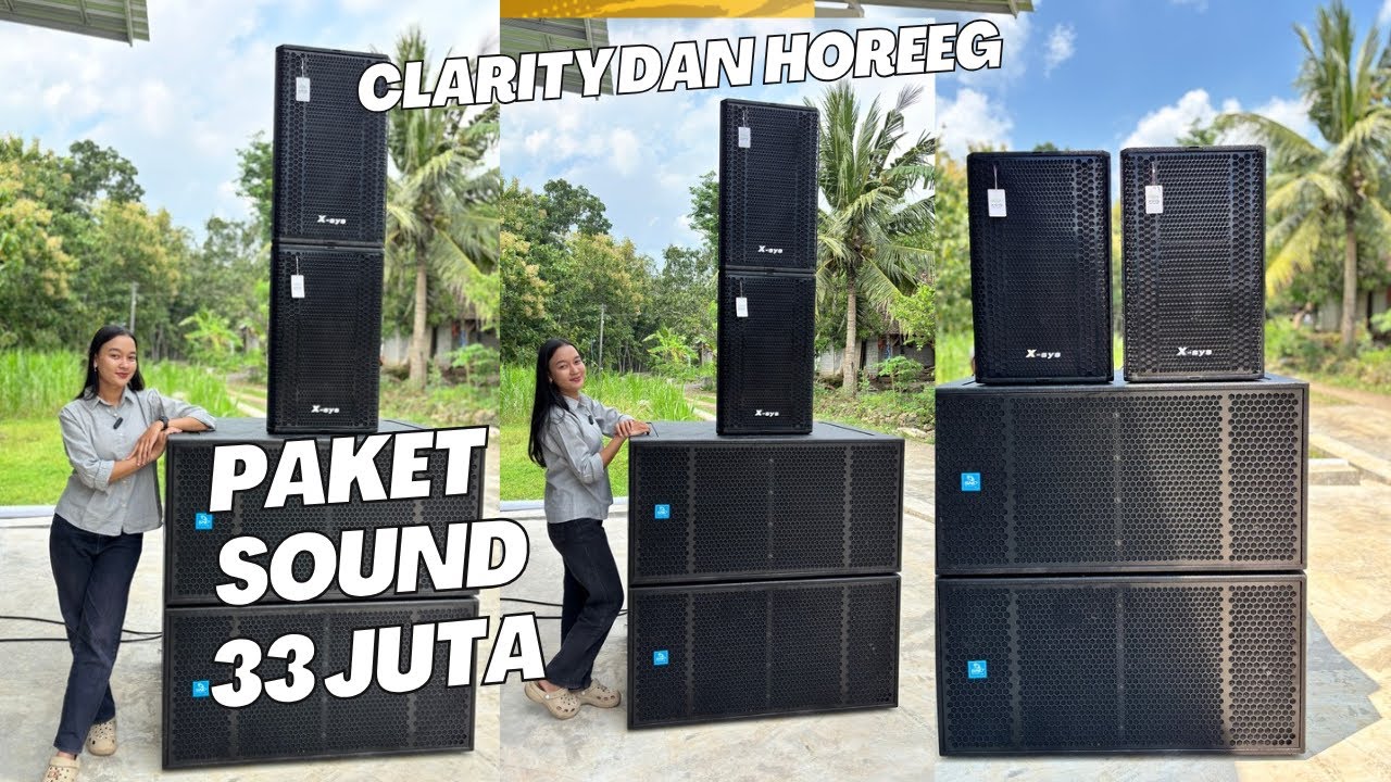 Paket sound 33jt minimalis HOREG - YouTube