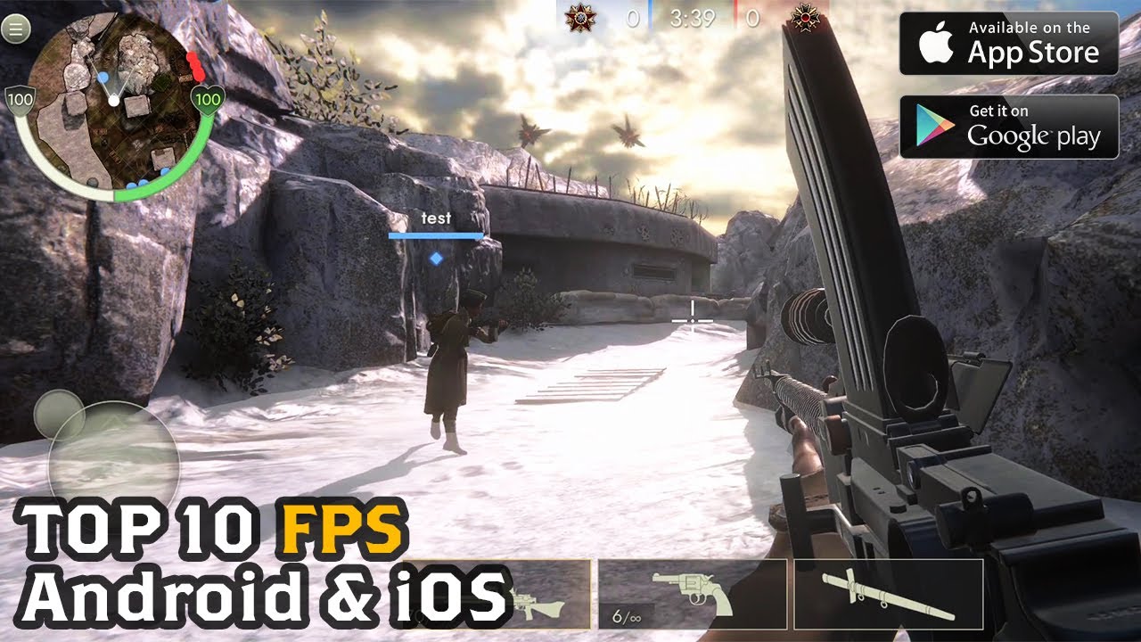 TOP 10 FPS Games for Android iOS 2024 - YouTube