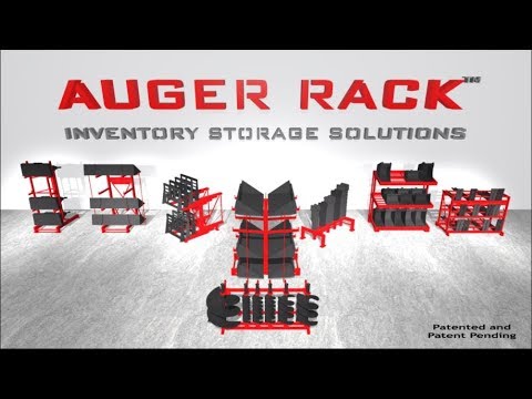 Auger Rack Products for Rental Yards - YouTube