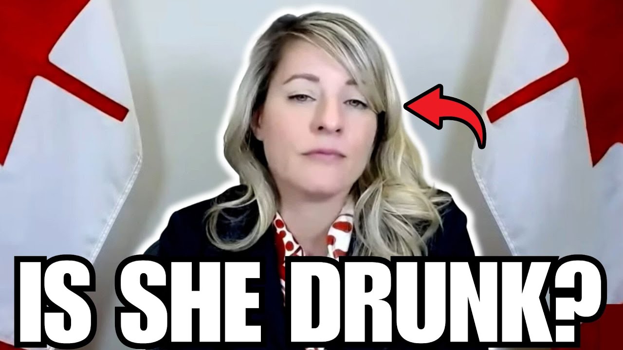 Melanie Joly Acts DRUNK While Talking With Team Trump! - YouTube