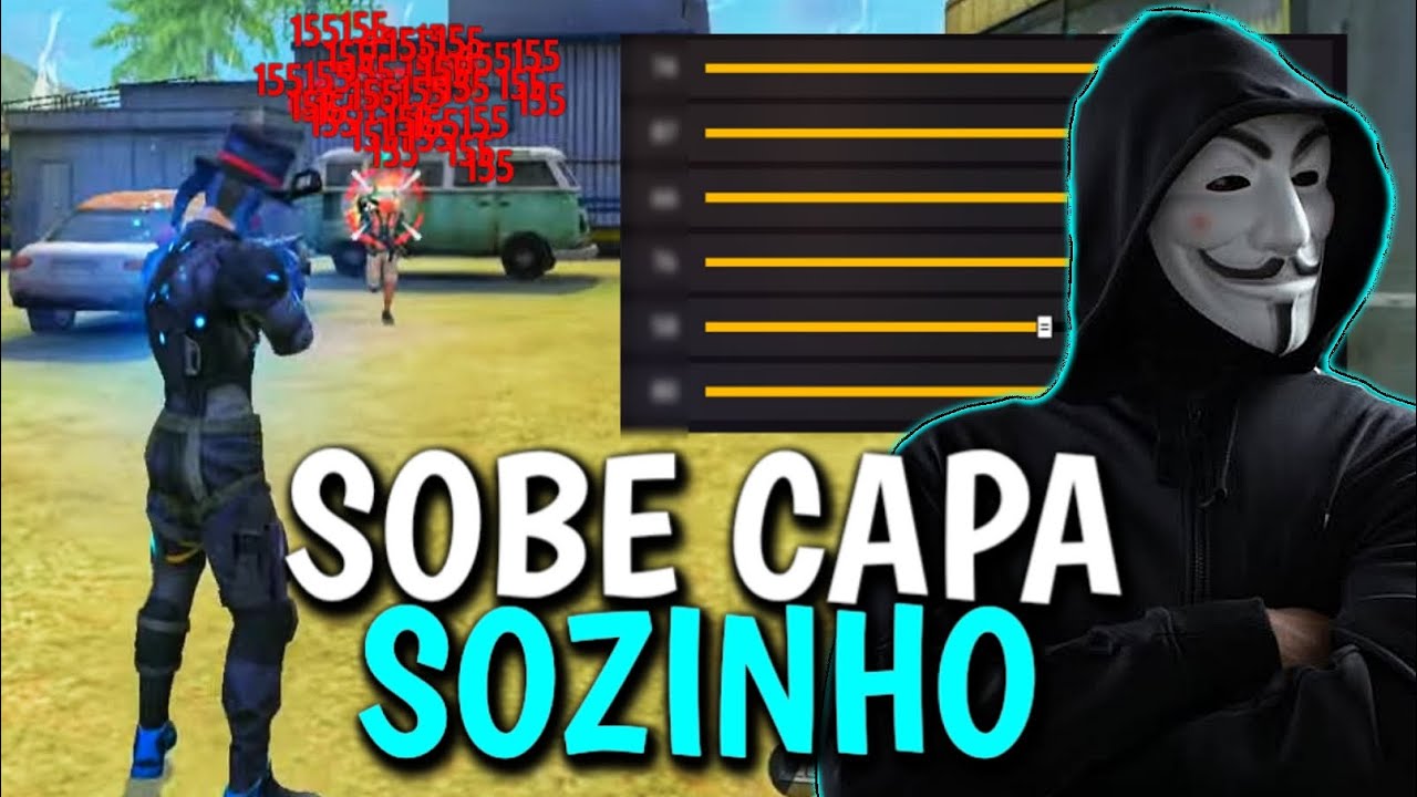 IMPRESSIONE A TODOS NO FREE FIRE 🤬⚙️ a MELHOR SENSIBILIDADE para SUBIR ...
