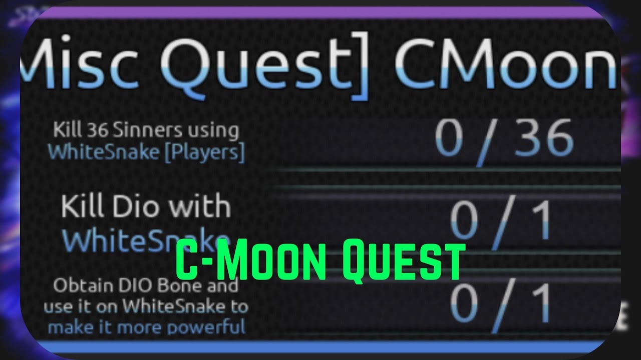 C-Moon Quest | Roblox A Universal Time - YouTube