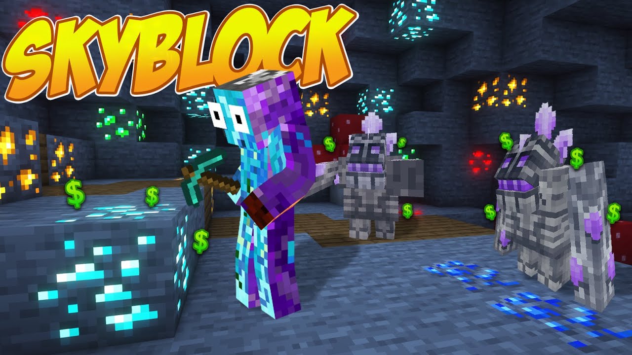 Spending $3,000,000 In 1 Hour On Skyblock | Loverfella Server - YouTube
