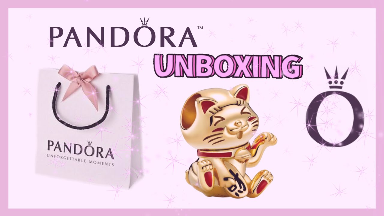 Pandora Cute Lucky Cat Charm | 2024 Unboxing! ︎ - YouTube