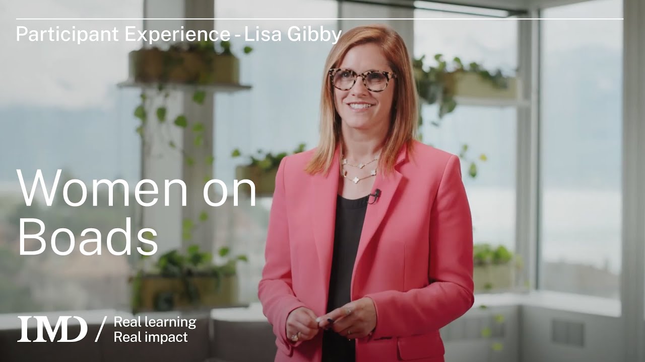 Women on Boards - Participant Experience - Lisa Gibby - YouTube