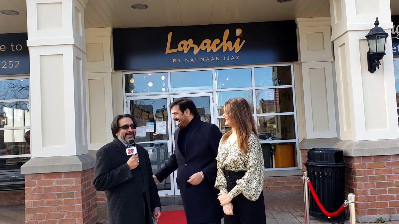 Larachi by Nauman Ijaz Host Ali Shah #zee9 tv Toronto - YouTube