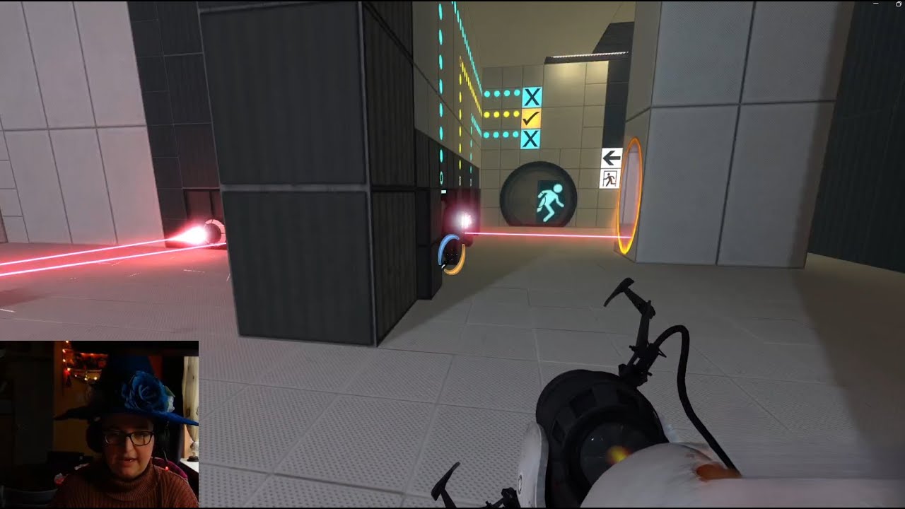Portal 2 Live Stream First Time Play Through Pt3 #noob #twitch #portal2 ...