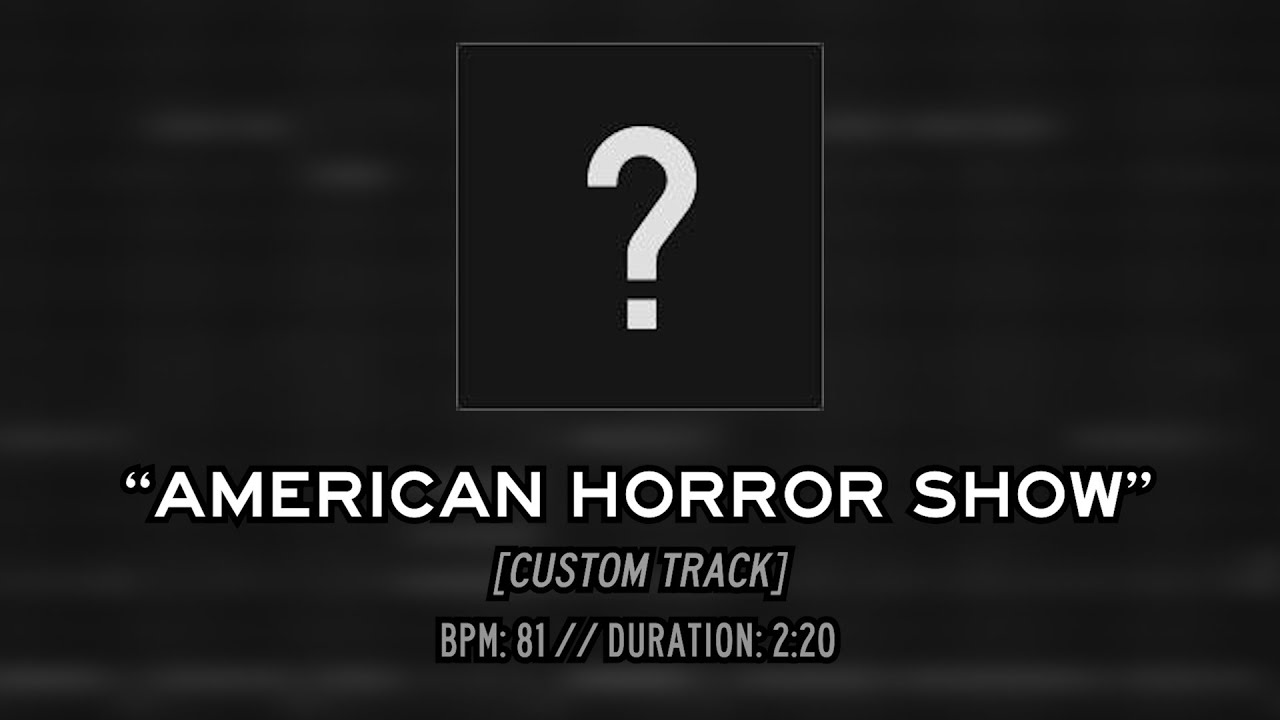 Custom Track: "American Horror Show" (Drums Only Backing Track) - YouTube