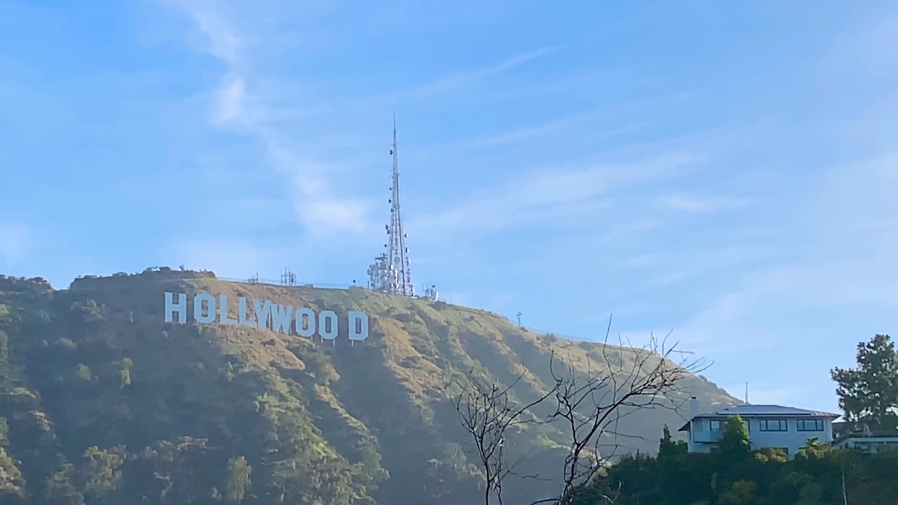 Hollywood sign 4K 60 FPS - YouTube