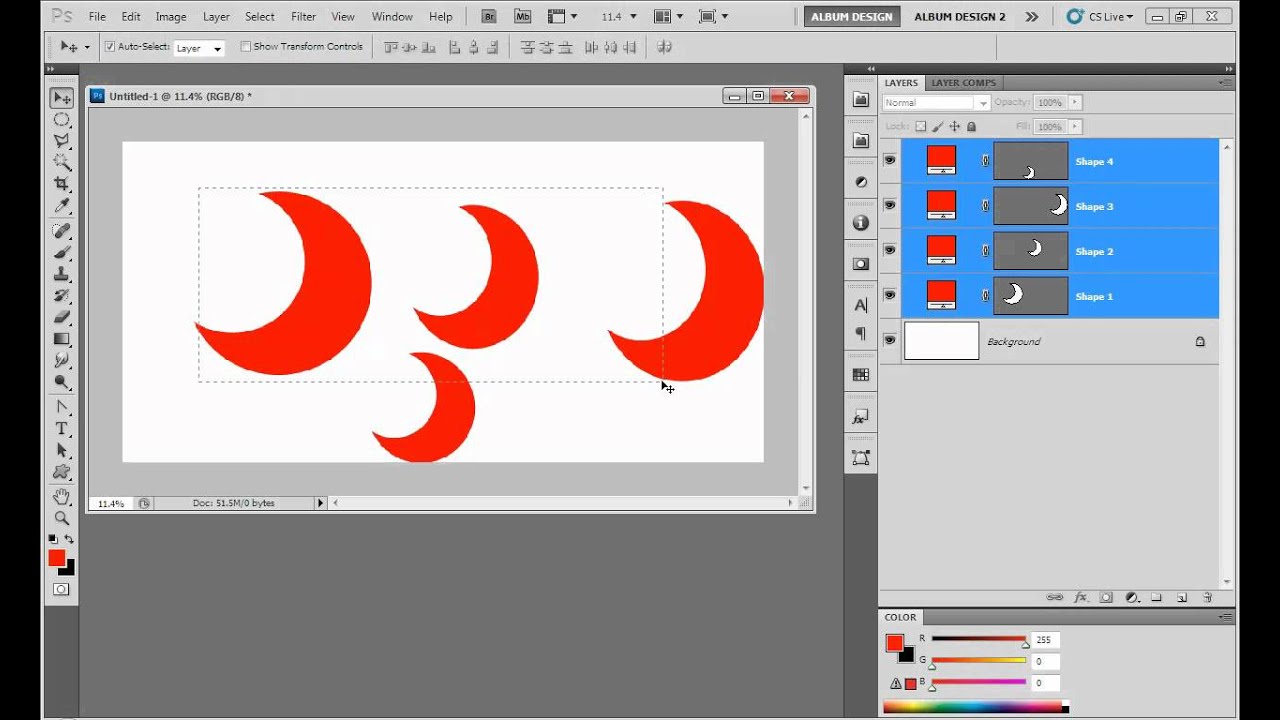 Loading and Using Photoshop Custom Shapes - The Basics - YouTube
