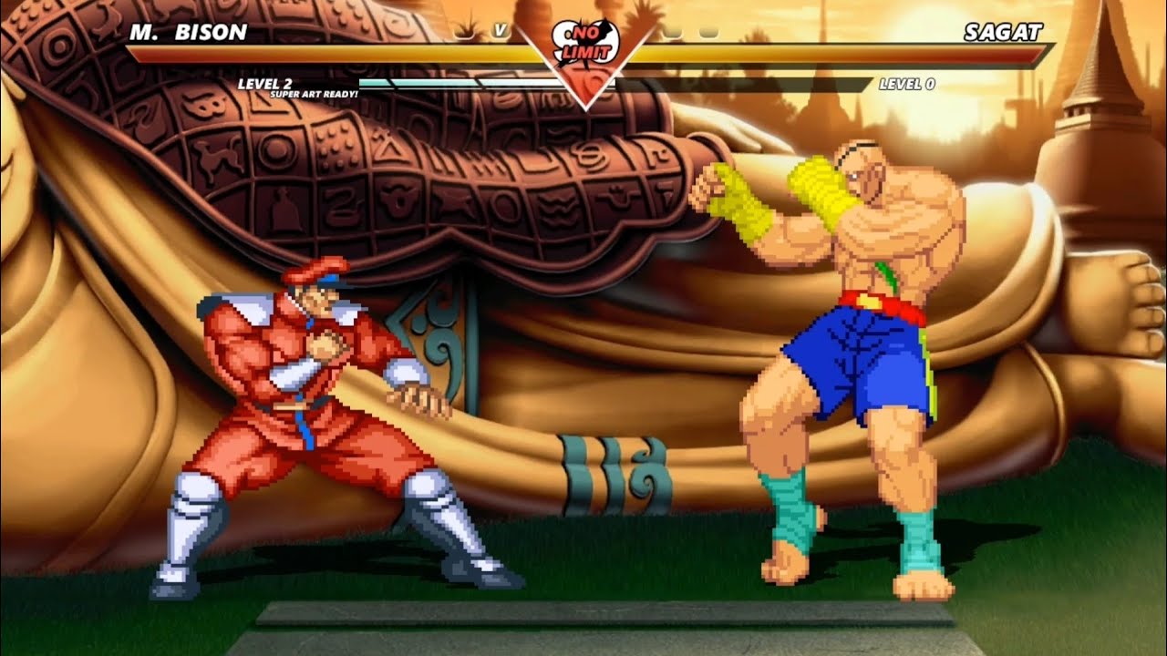 M. BISON vs SAGAT - Insane Battle - YouTube