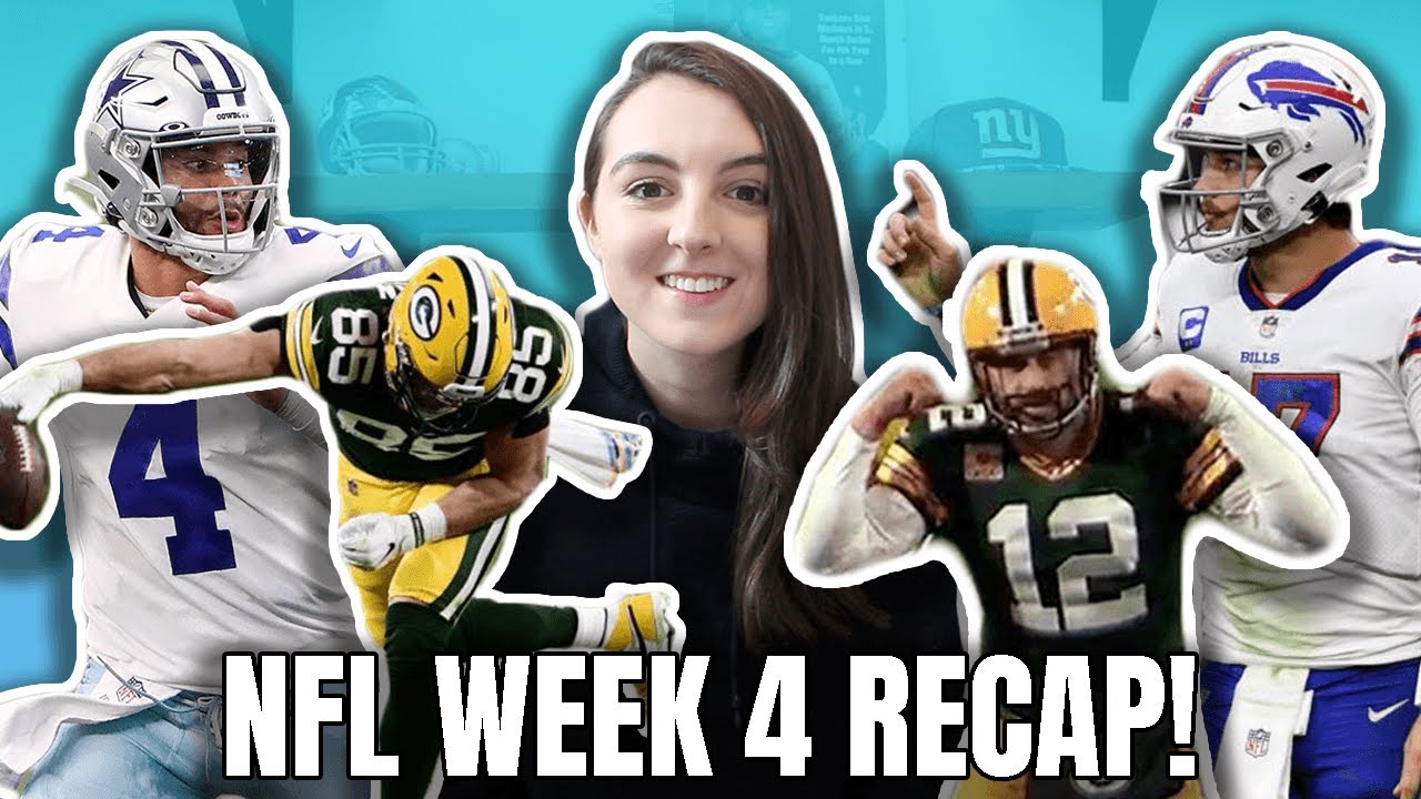 NFL Week 4 Recap and Reaction | Aaron Rodgers Touchdown Flex, Bills ...