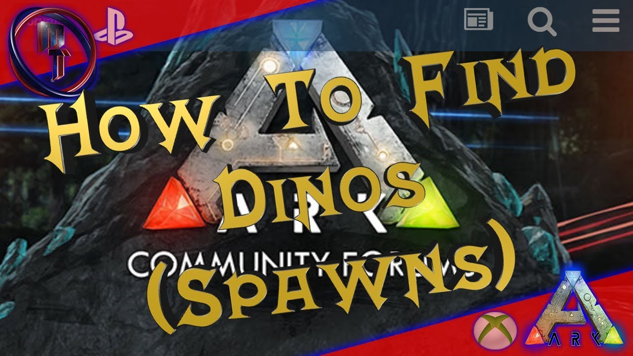 Ark Survival Evolved - Dino Spawn Finder (All Maps) - YouTube