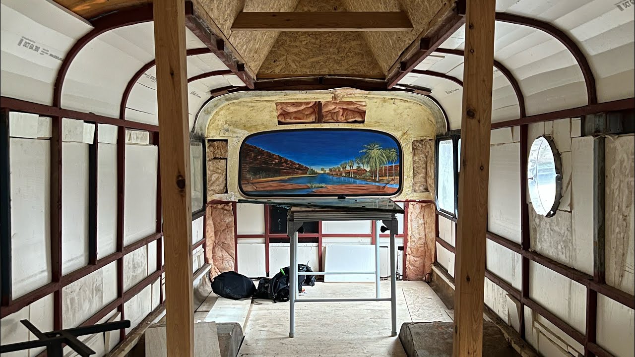 Bus Build - Installing Triangular Windows - YouTube