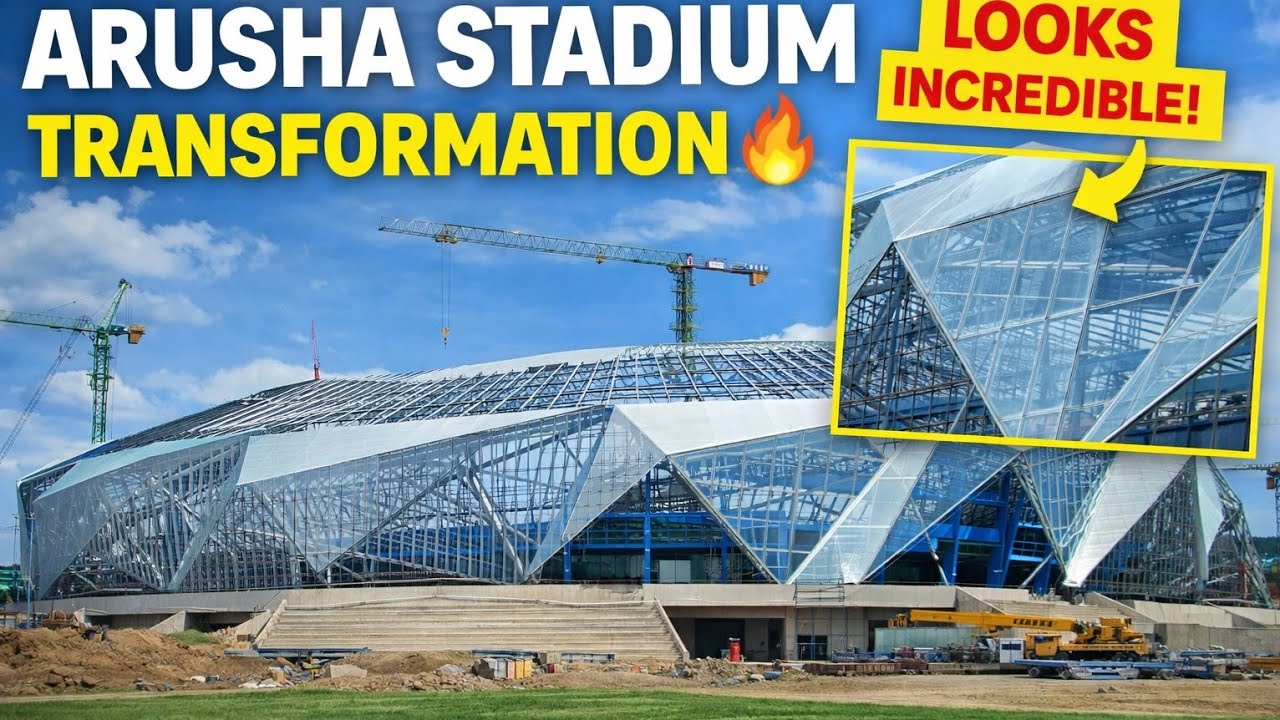 You Won’t Believe Arusha Stadium Now 🔥 Transparent Panels Installed ...