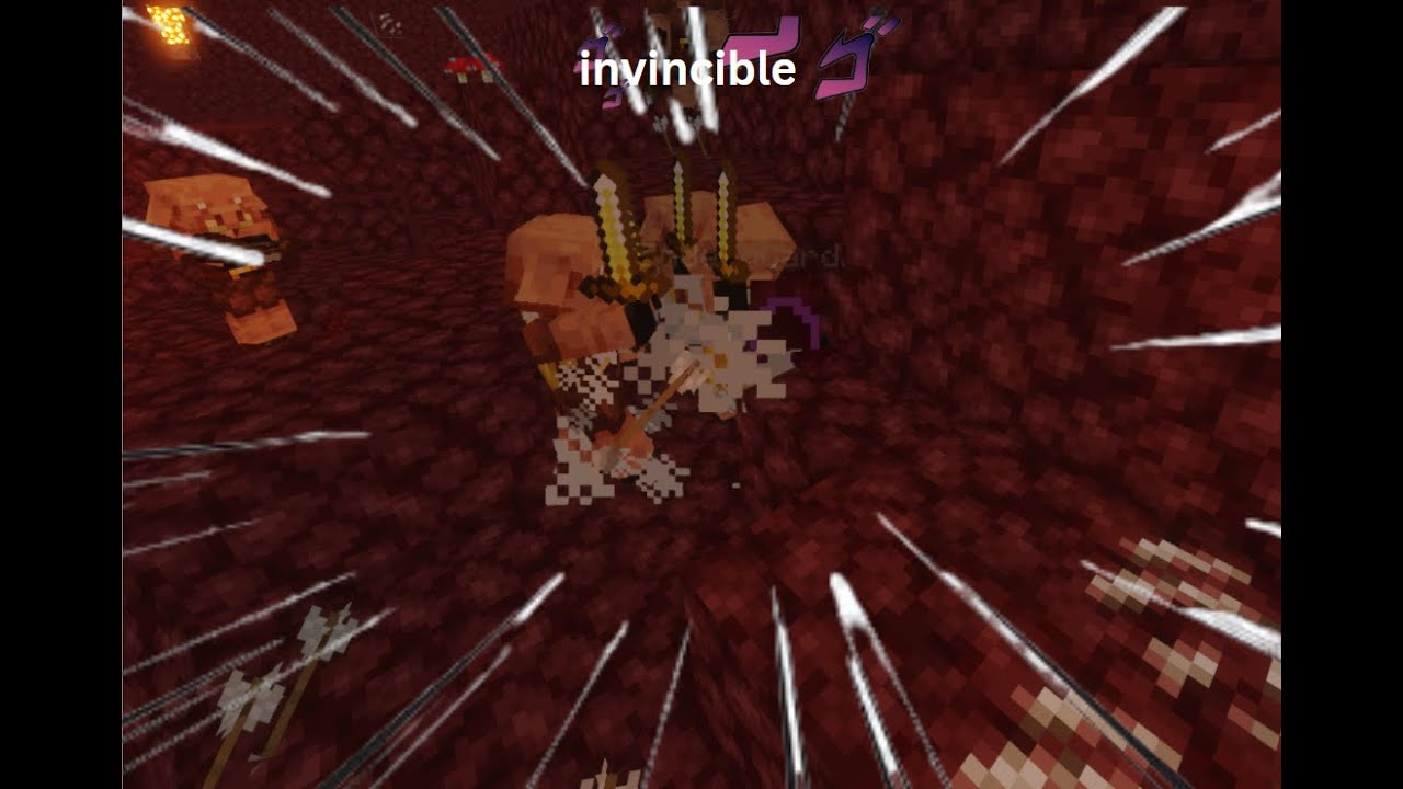 invincibility glitch in Minecraft! - YouTube