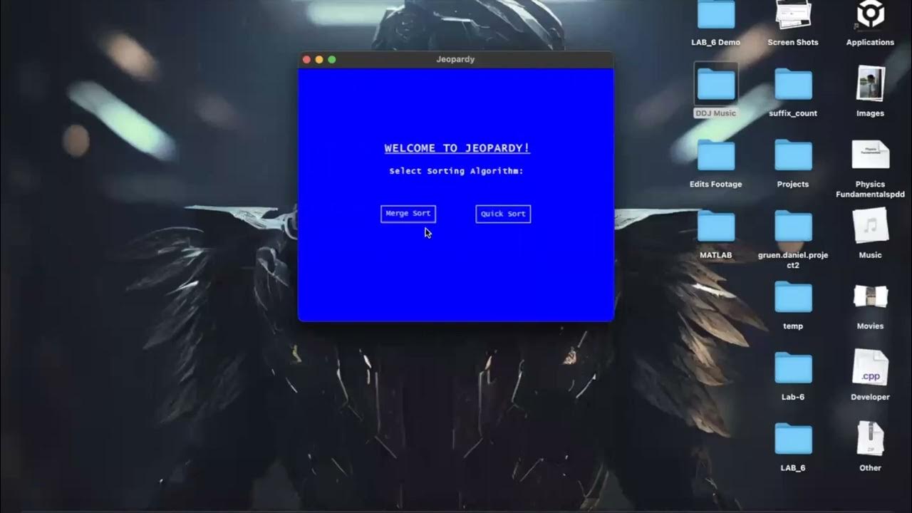 Jeopardy Data Structures and Algorithms Final Project Summer 2023 - YouTube