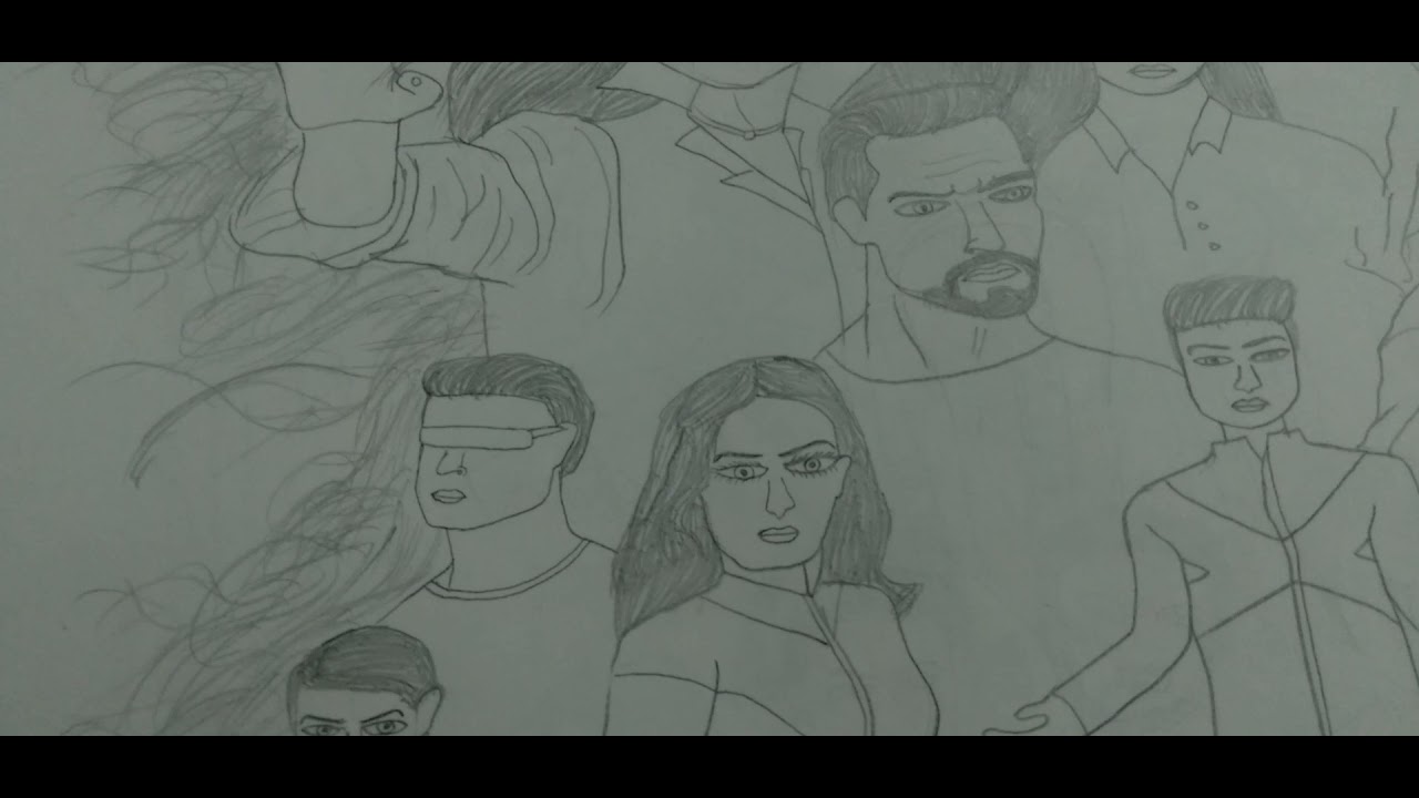 The drawing is x men dark Phoenix - YouTube