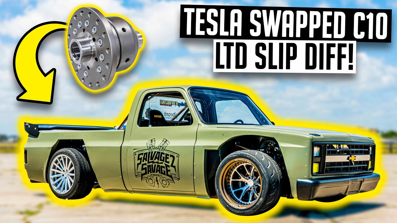 Burnouts in the Tesla Swapped C10! New Quaife Limited Slip Differential ...