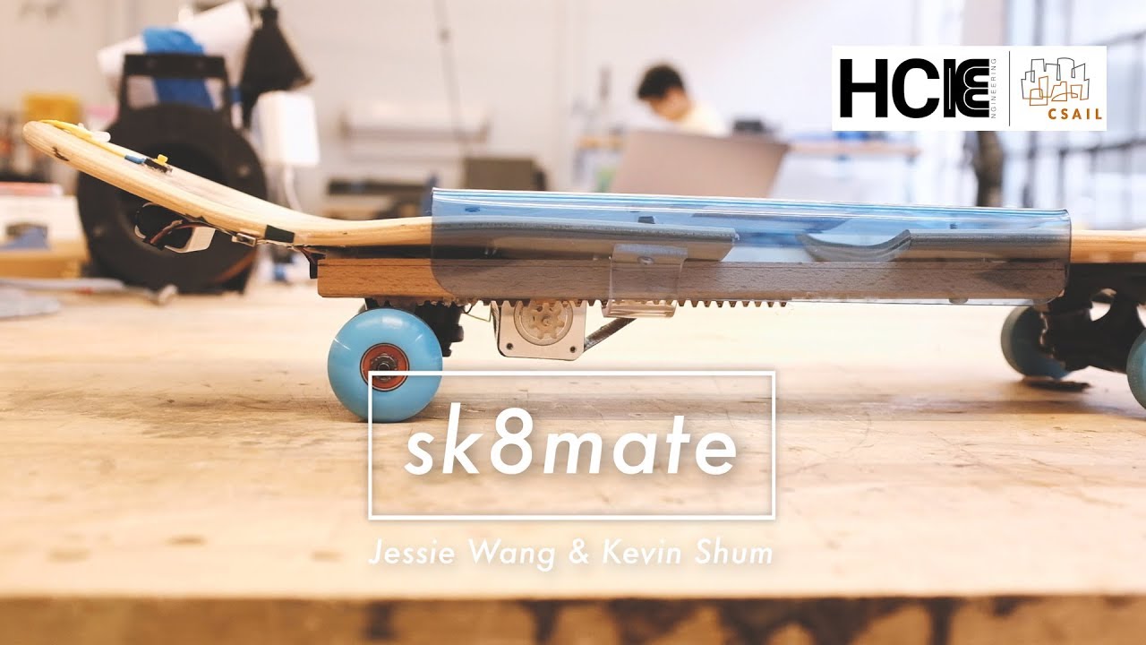 Sk8Mate: self-learning robotic skateboard - YouTube