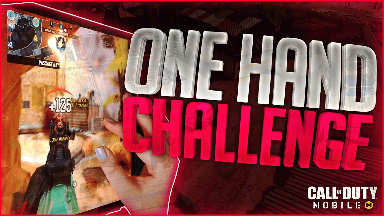 I tried playing COD Mobile with ONE HAND and this is what happened ...