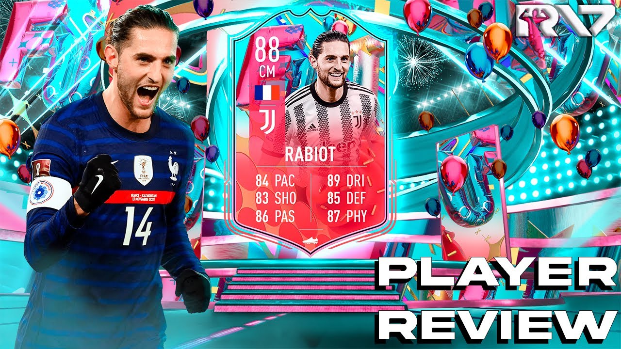 UNA CARTA MUY EXTRAÑA | RABIOT FUT BIRTHDAY 88 PLAYER REVIEW FIFA 23 ...