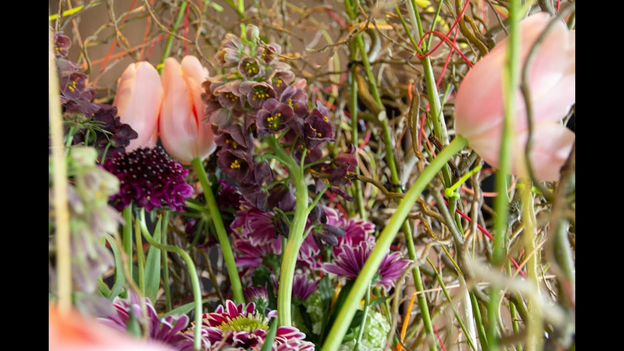 Boeket op frame challenge video - YouTube