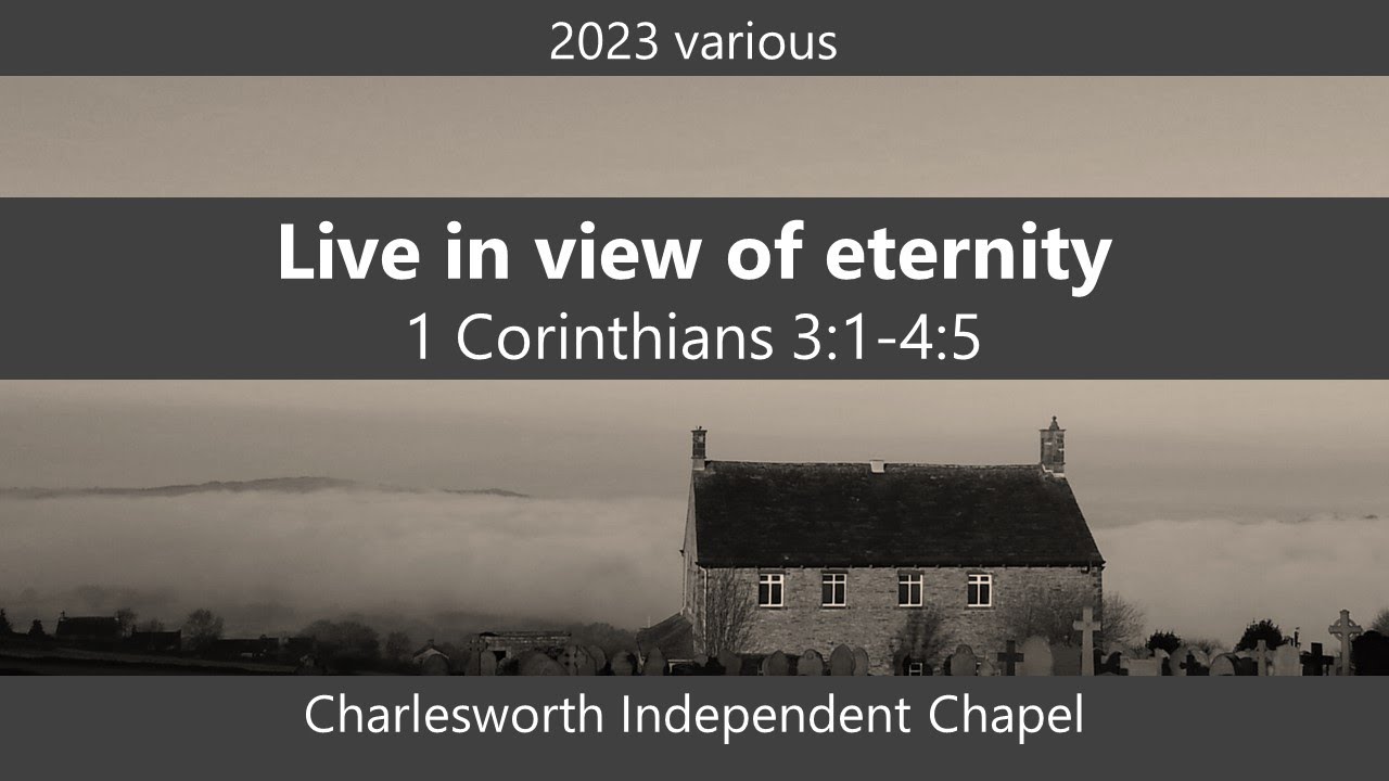 Live in view of eternity - YouTube