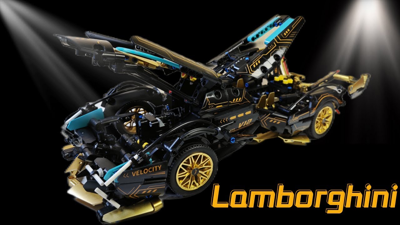 My 13th Film LEGO Technology LamborghiniV12 super car Speed Build ...