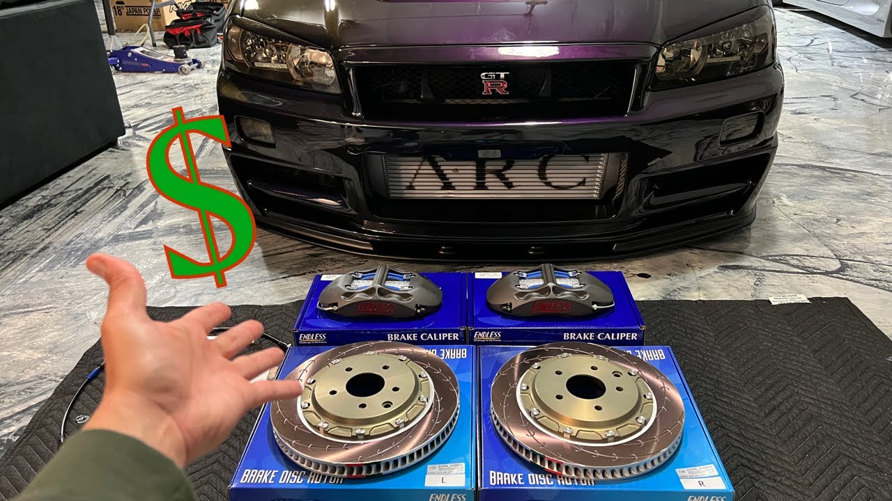 My $17,000 brakes came in for the R34 GTR! - YouTube